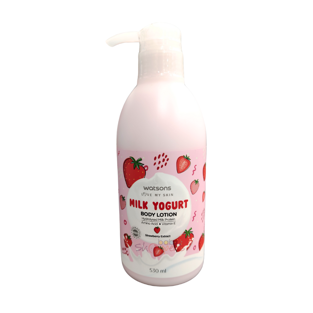 Watsons Milk Yogurt Body Lotion with Strawberry Extract 530ml ...