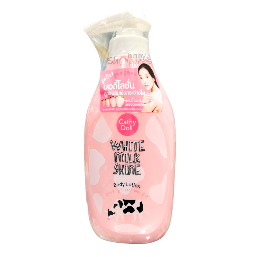 Cathy Doll White Milk Shine Body Lotion 450ml - BabyShoppers
