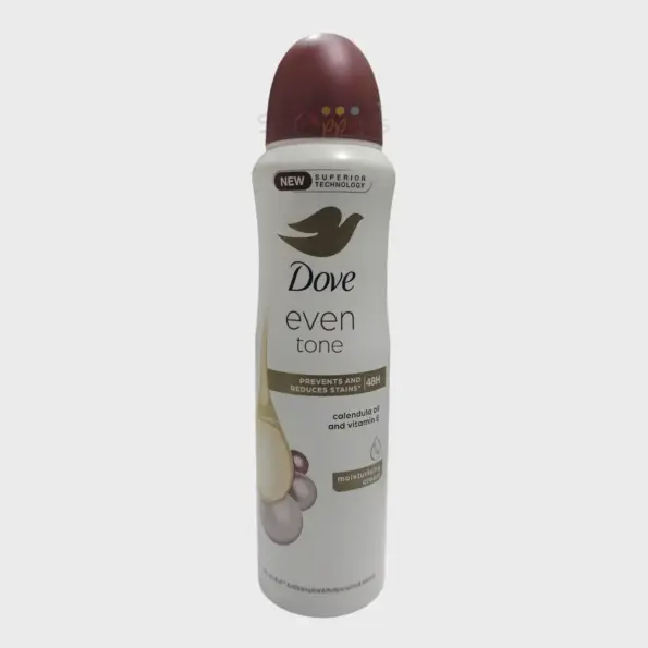 Dove Even Tone Moisturising Cream 48h Deodorant Spray 150ml - BabyShoppers